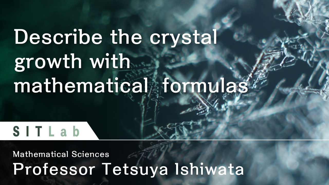 【SIT Lab Vol.23】Describe the crystal growth with mathematical formulas ...